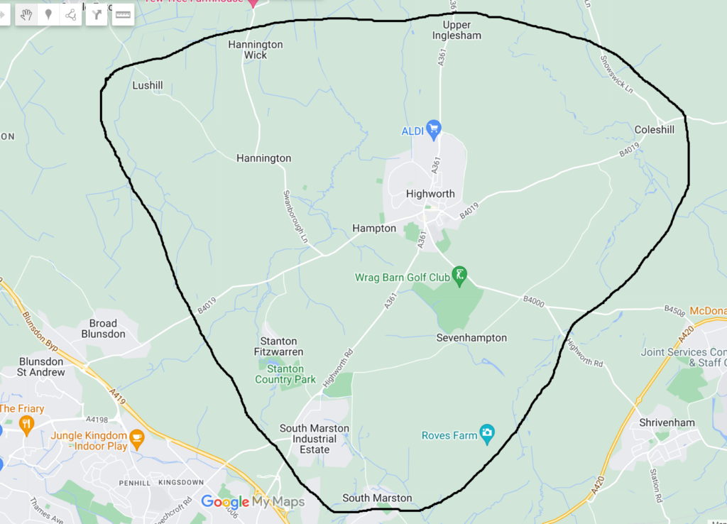 Scout-boundary - 1st Highworth Scouts